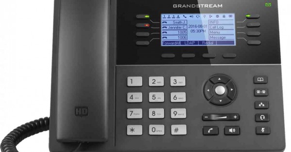 Grandstream GXP1782 Mid-Range IP Phone - PoE 200x80 LCD, 8 lines, Dual ...