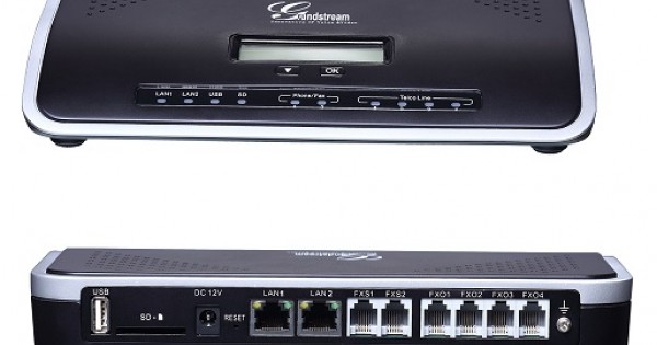 Grandstream UCM6204 - 2 FXS, 4FXO, 500 Users, 45 Concurrent VoIP Calls ...